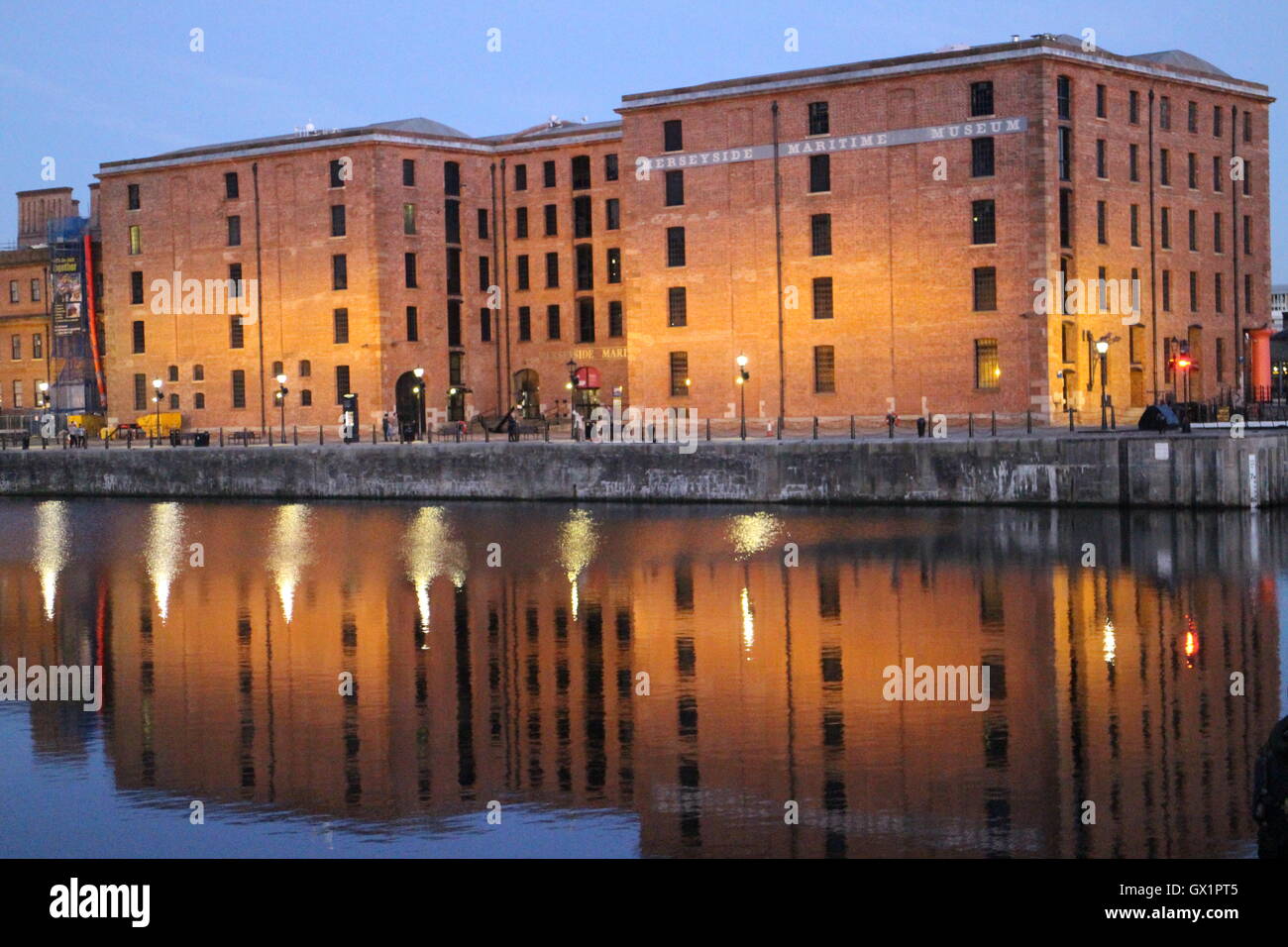 A photo depicting one of the buildings in the Liverpool Docks Stock ...