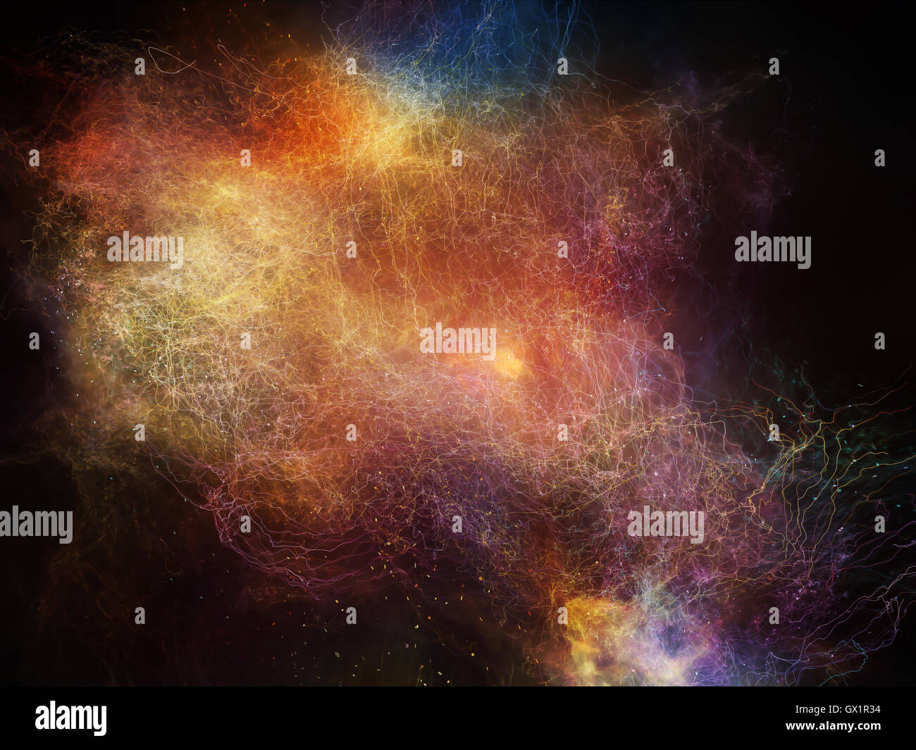 Evolving Fractal Nebulae Stock Photo - Alamy