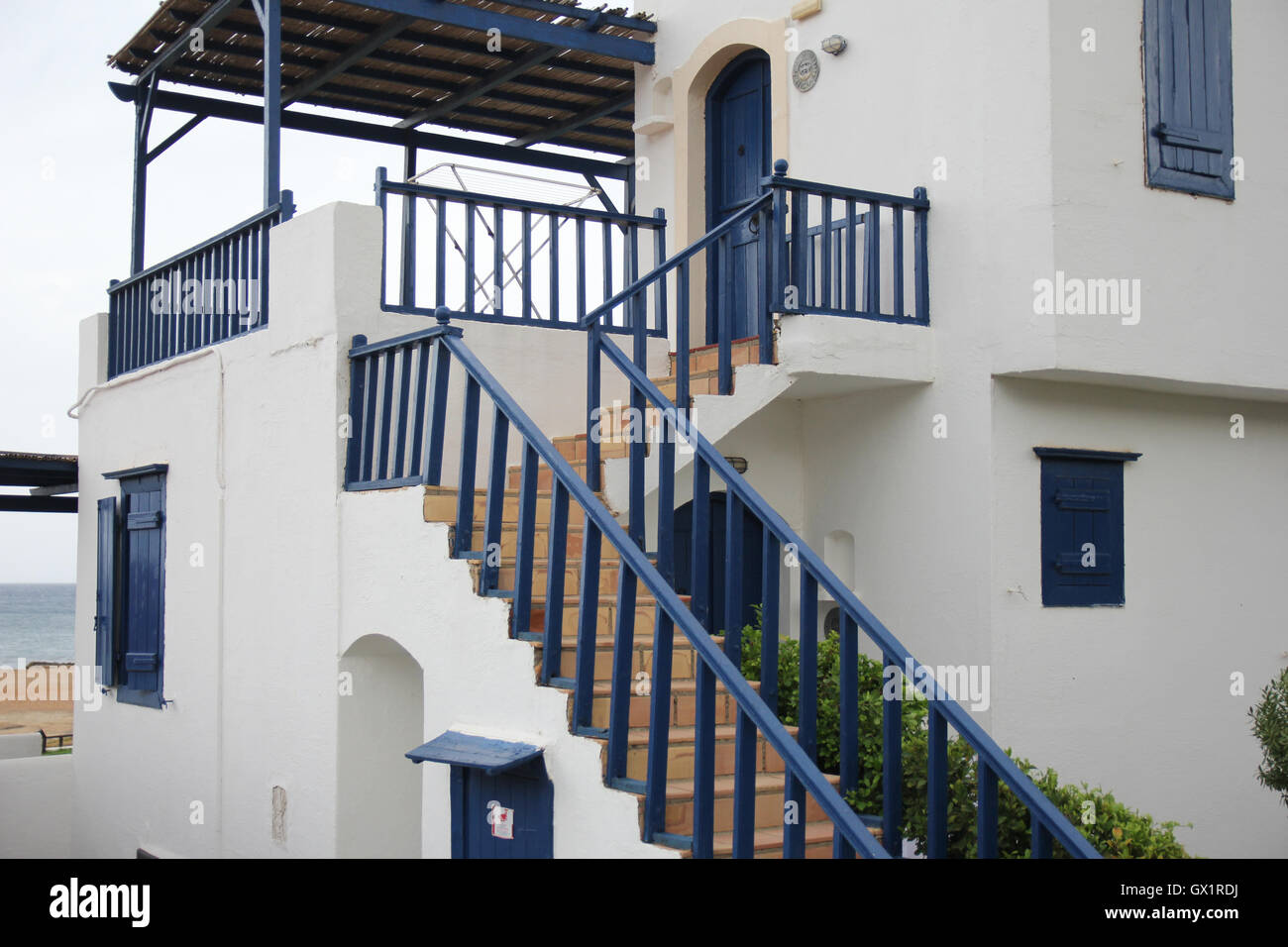 Traditional Greek house Stock Photo - Alamy