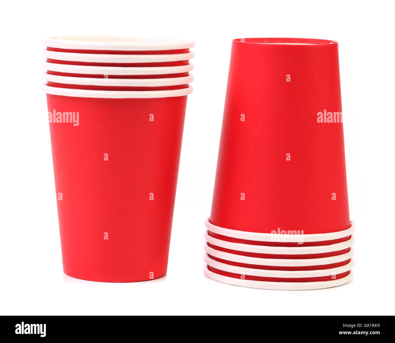 Pile of colorful paper coffee cup hi-res stock photography and images ...