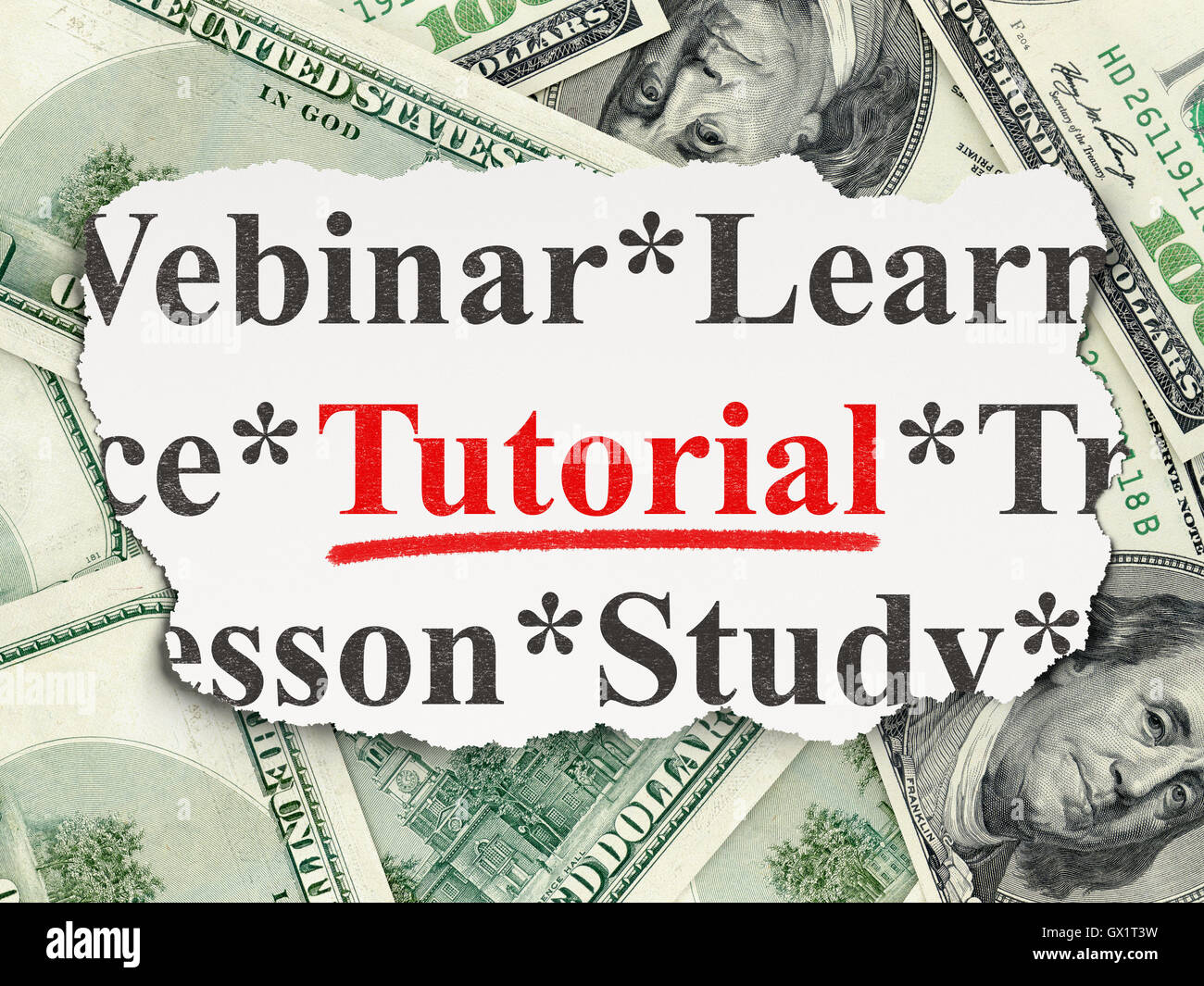 Us dollar tutorial hi-res stock photography and images - Alamy