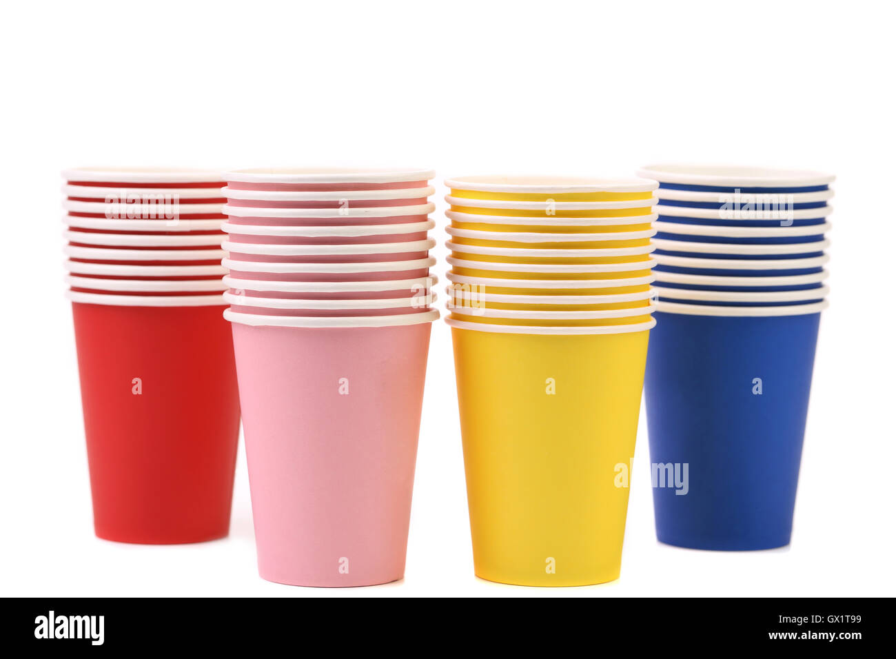Colorful paper coffee cup Stock Photo - Alamy