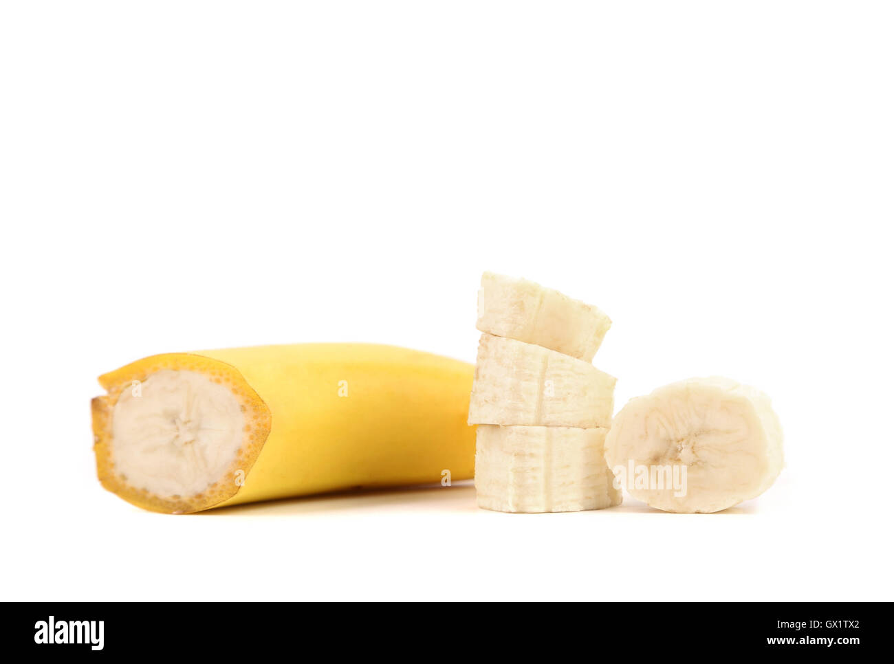 Beautiful bunch of fresh bananas Cut Out Stock Images & Pictures - Alamy