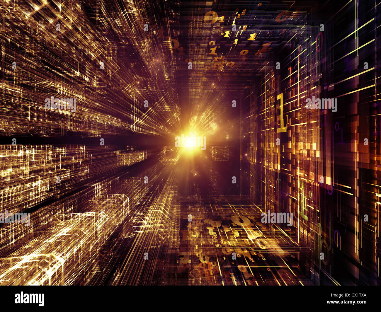Way of Fractal Realms Stock Photo - Alamy