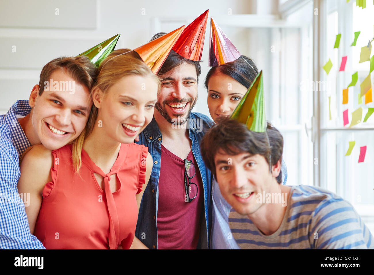 Young students party hi-res stock photography and images - Alamy