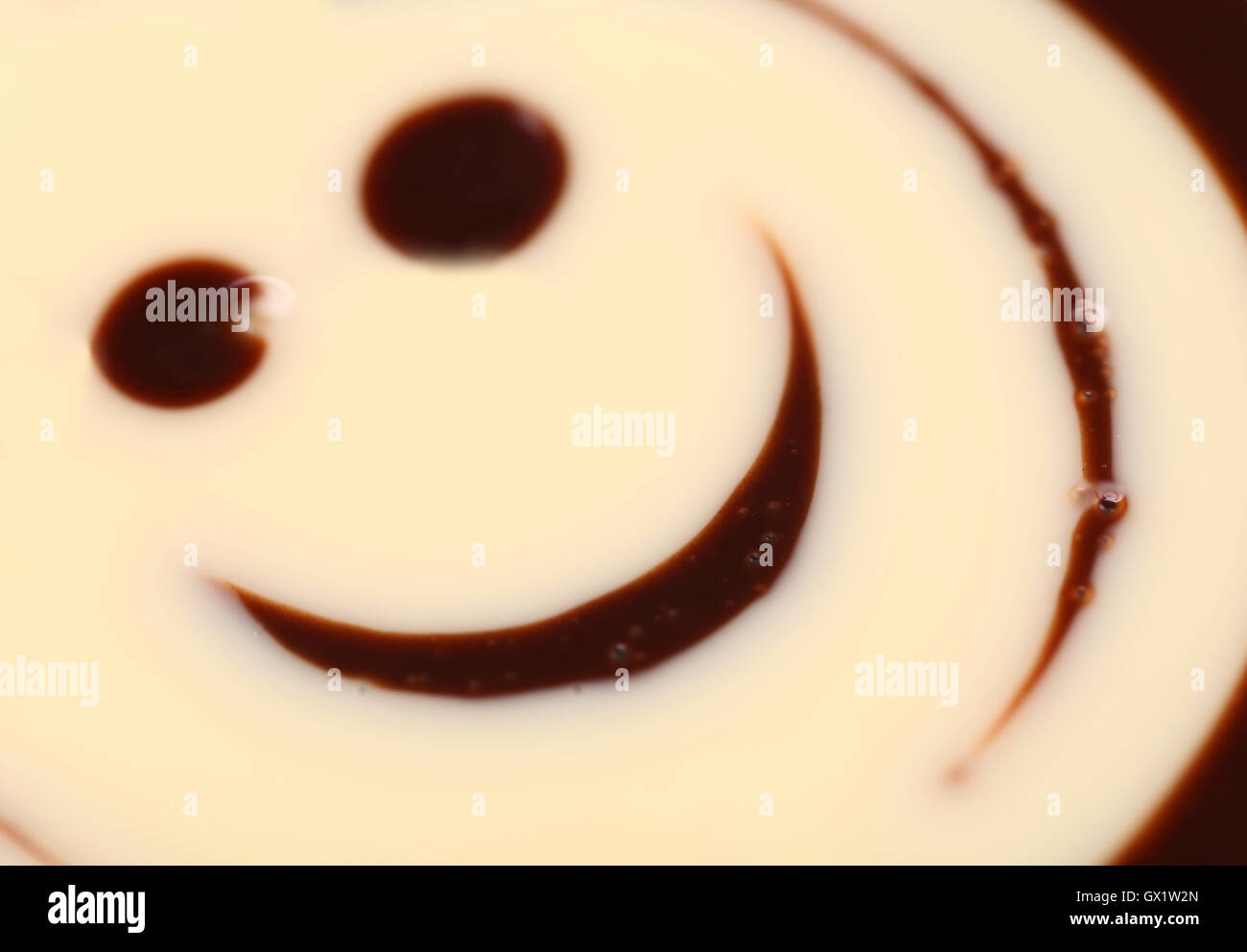 Emoticon smile chocolate hi-res stock photography and images - Alamy