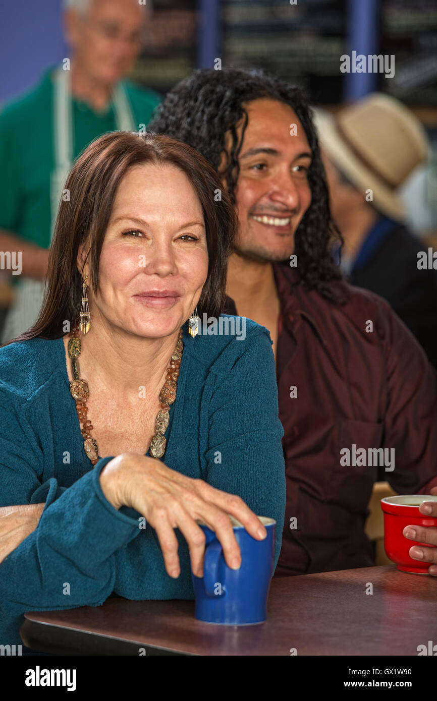 Happy Mixed Couple Stock Photo - Alamy