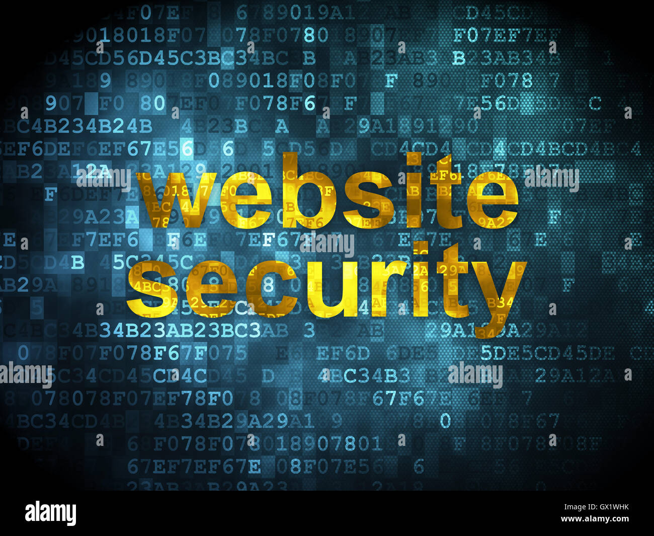 SEO web development concept: Website Security on digital backgro Stock Photo - Alamy