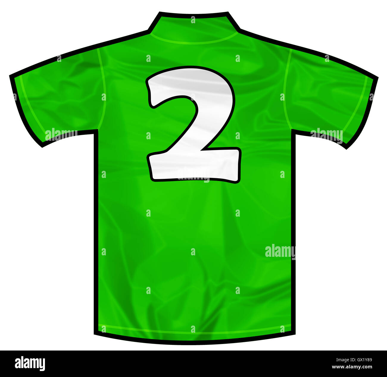 Green shirt two Stock Photo - Alamy