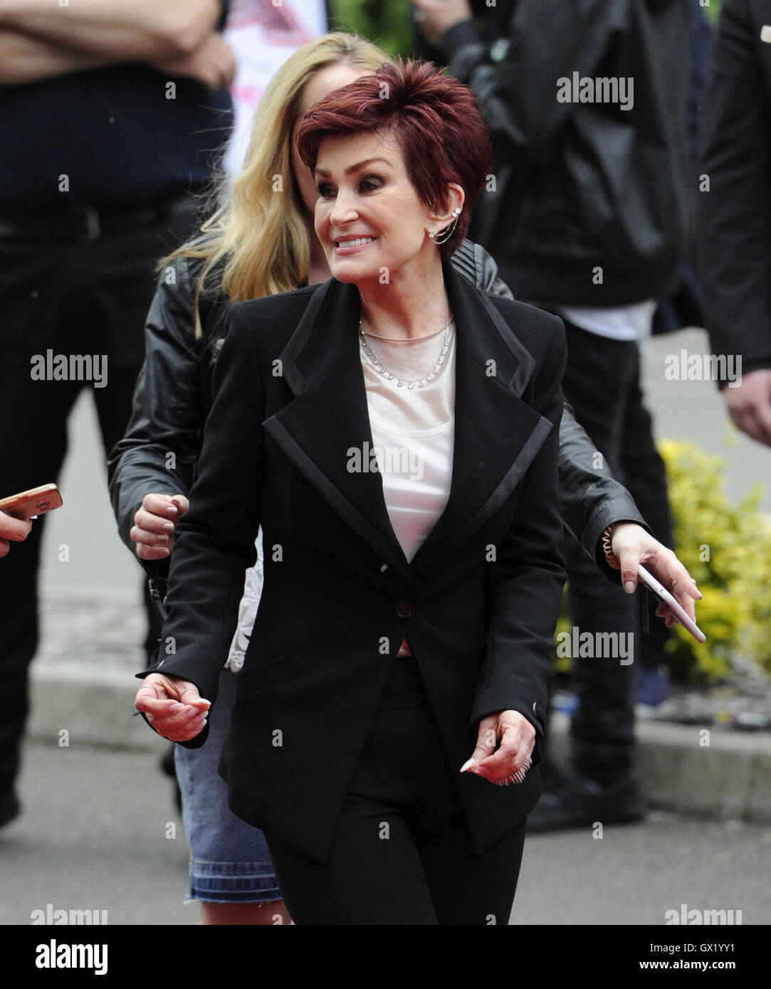 X Factor judges arrive in Leicester at the King Power stadium Featuring ...