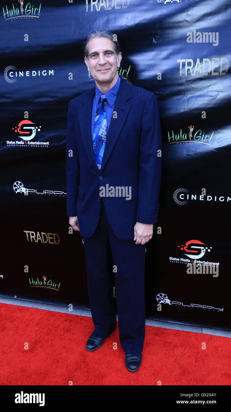 Actors and guests walk the red carpet at the film premiere of 'Traded ...