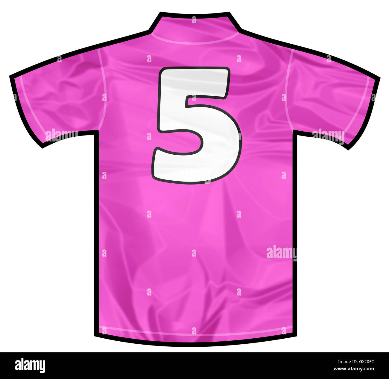 Football back number five hi-res stock photography and images - Alamy