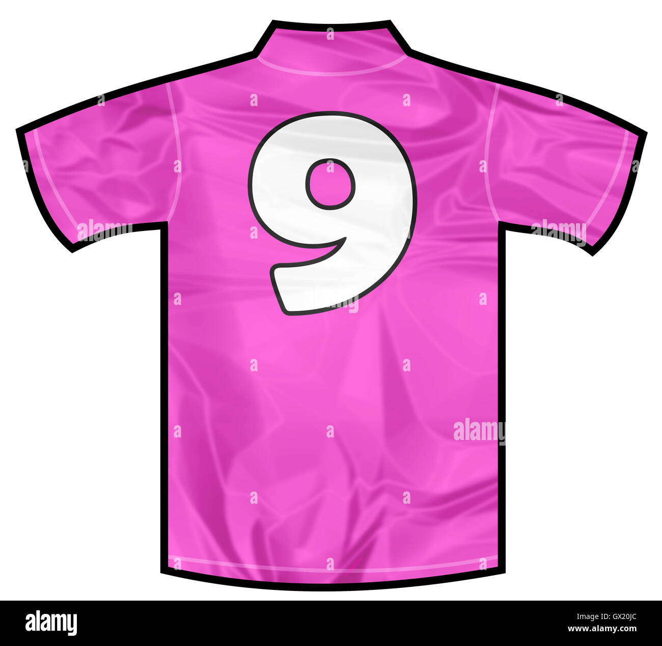 Jersey number 9 back hi-res stock photography and images - Alamy