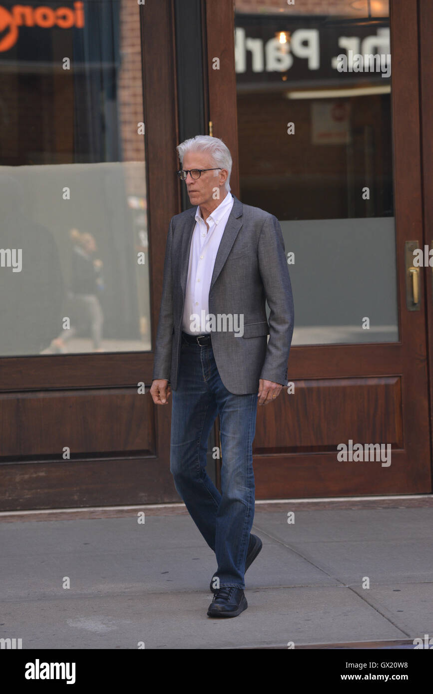 Ted Danson leaving his hotel in New York Featuring: Ted Danson Where ...