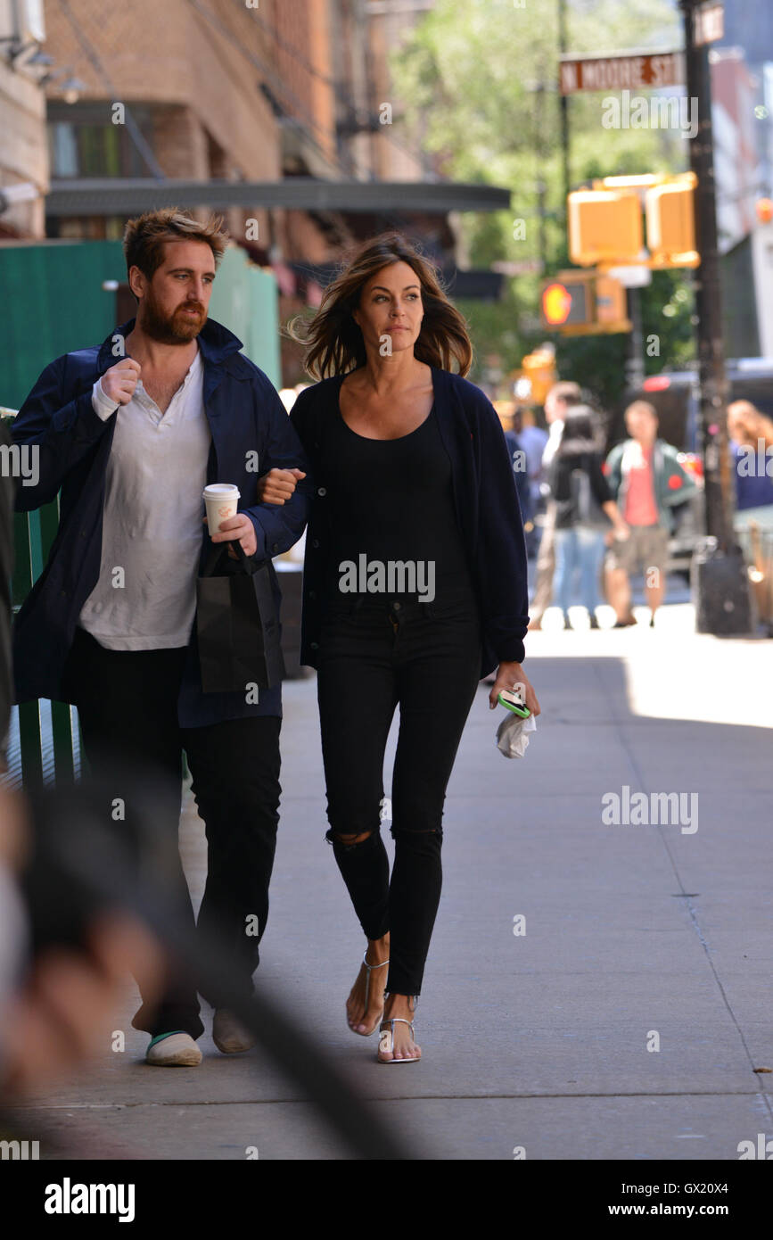 Kelly Benison and friend out in Tribeca Featuring: Kelly Bensimon Where ...