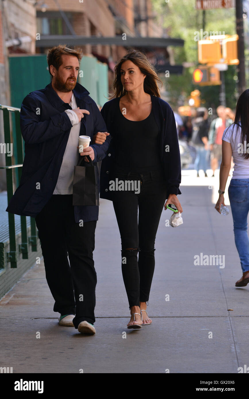 Kelly Benison and friend out in Tribeca Featuring: Kelly Bensimon Where ...