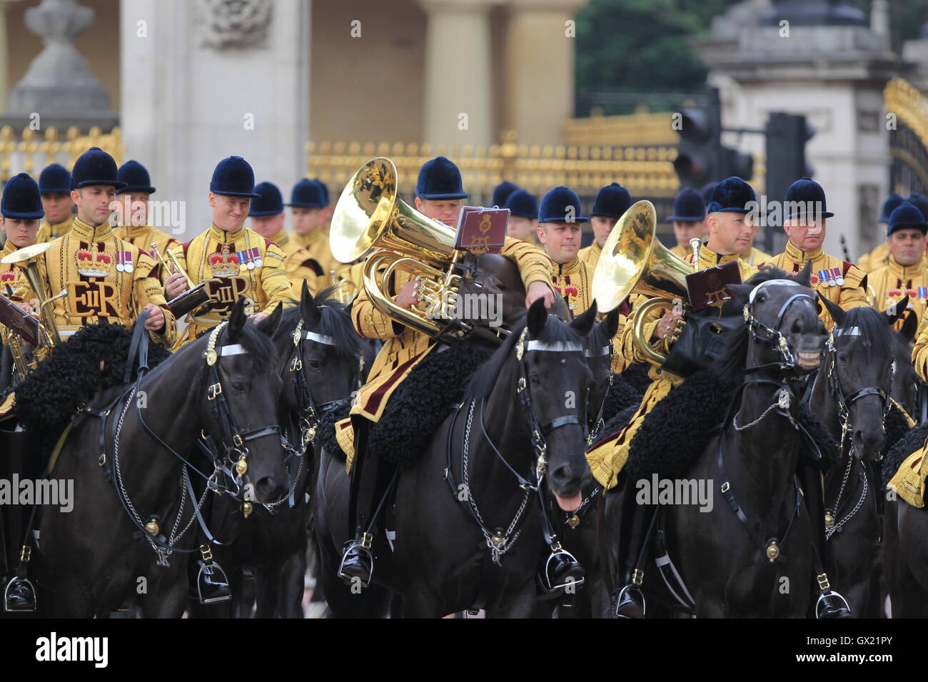 Trooping the Colour: The Queen's Birthday Parade Featuring: Atmosphere ...