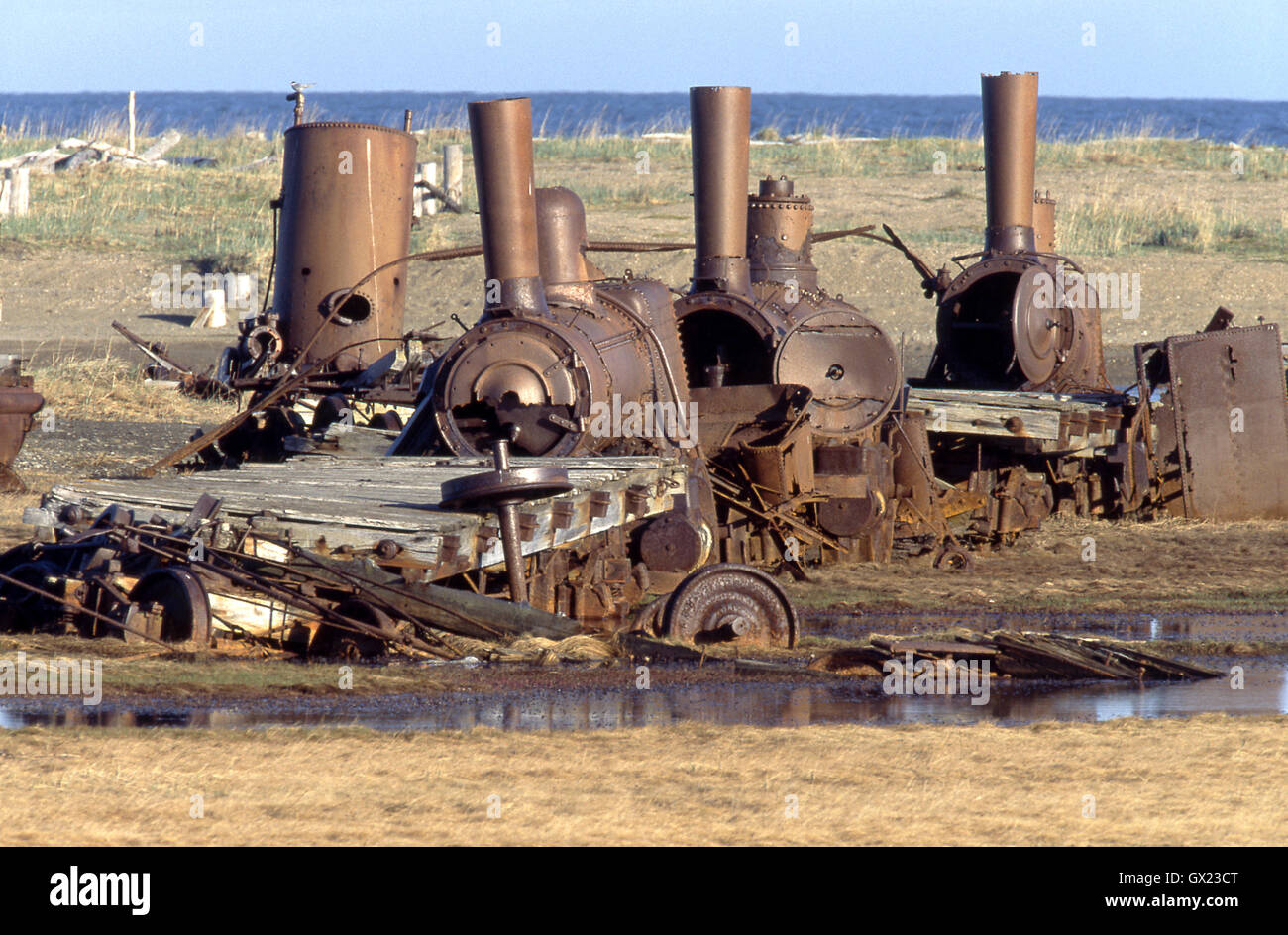 The Forney's at the mouth of the Solomon River in June 2000, with the ...