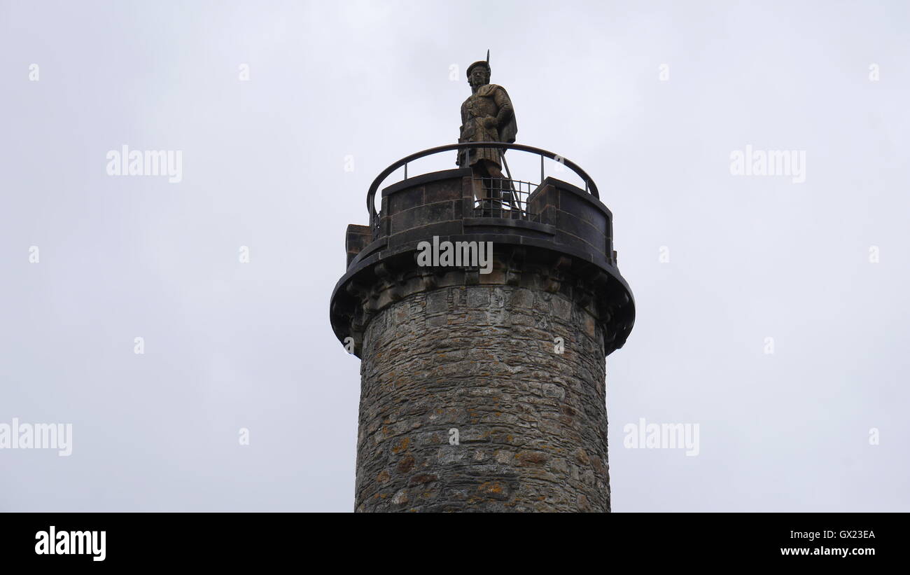 Glenfinnan Monument, at the head of Loch Shiel, was erected, in 1815 ...