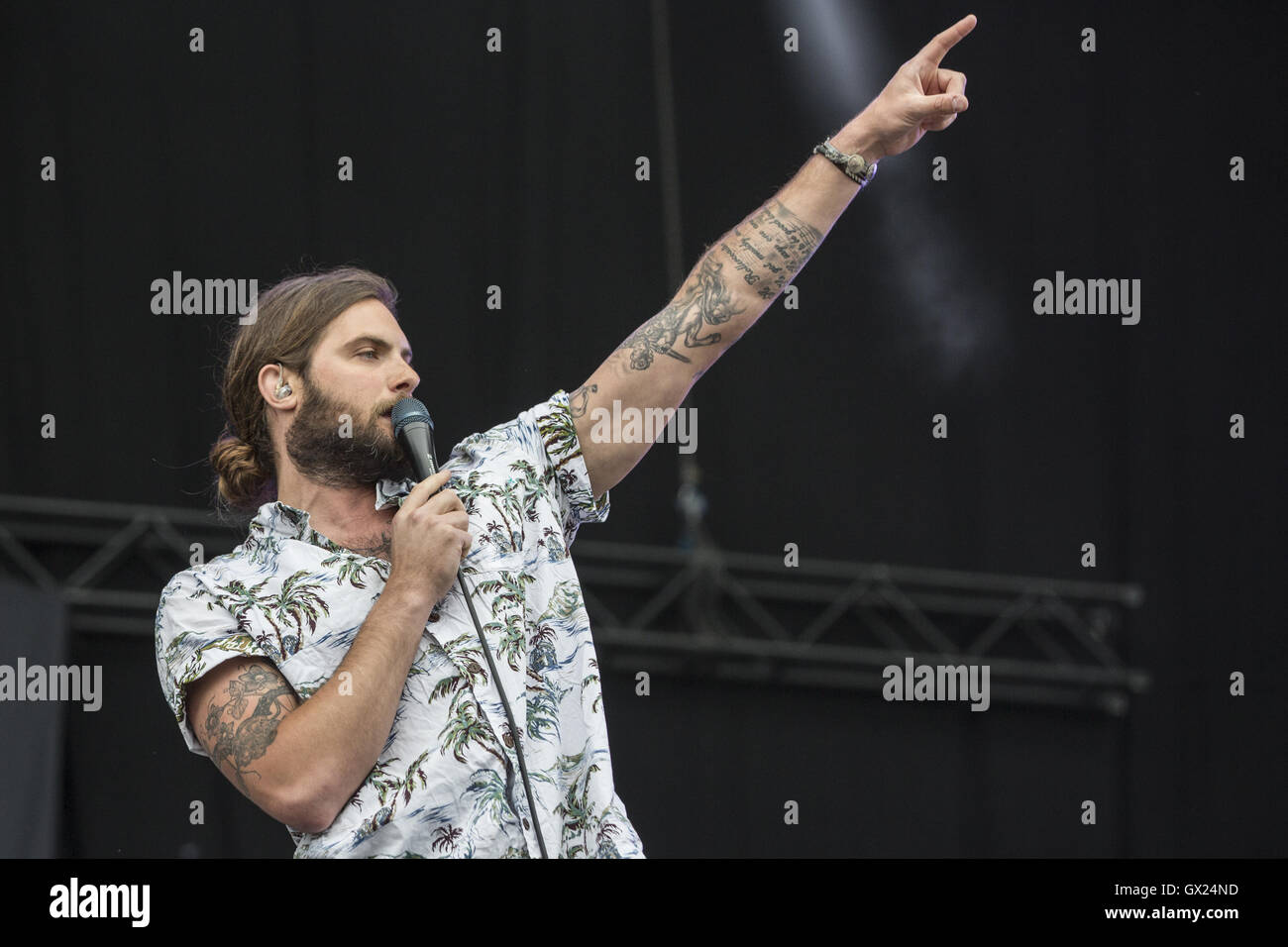 Sunset Sons perform at the Isle of Wight Festival Featuring: Rory ...