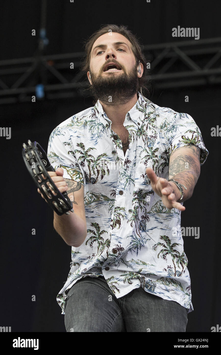 Sunset Sons perform at the Isle of Wight Festival Featuring: Rory ...