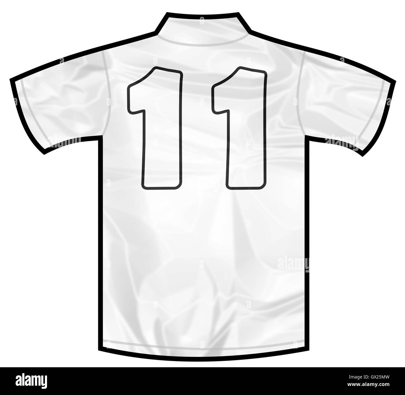 white shirt eleven Stock Photo - Alamy