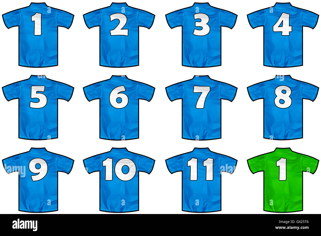 Italy national team shirt Cut Out Stock Images & Pictures - Alamy