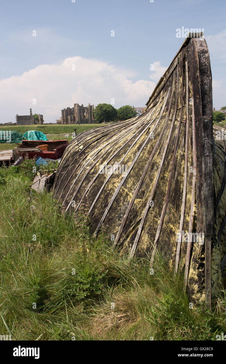 Holy island beach fishing boat hi-res stock photography and images - Alamy