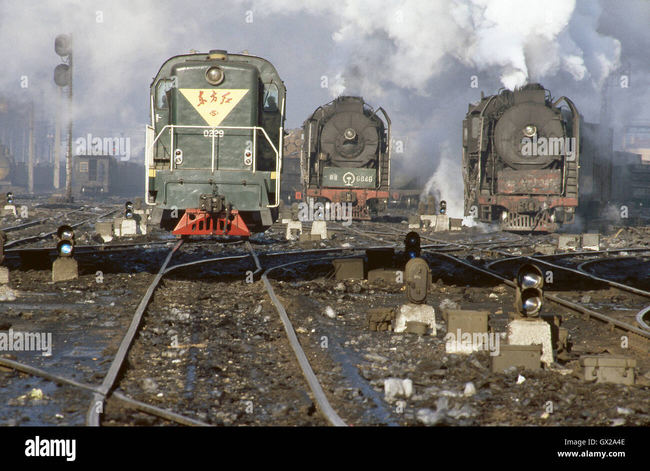 The first sign of dieselisation in this all-steam paradise was the ...