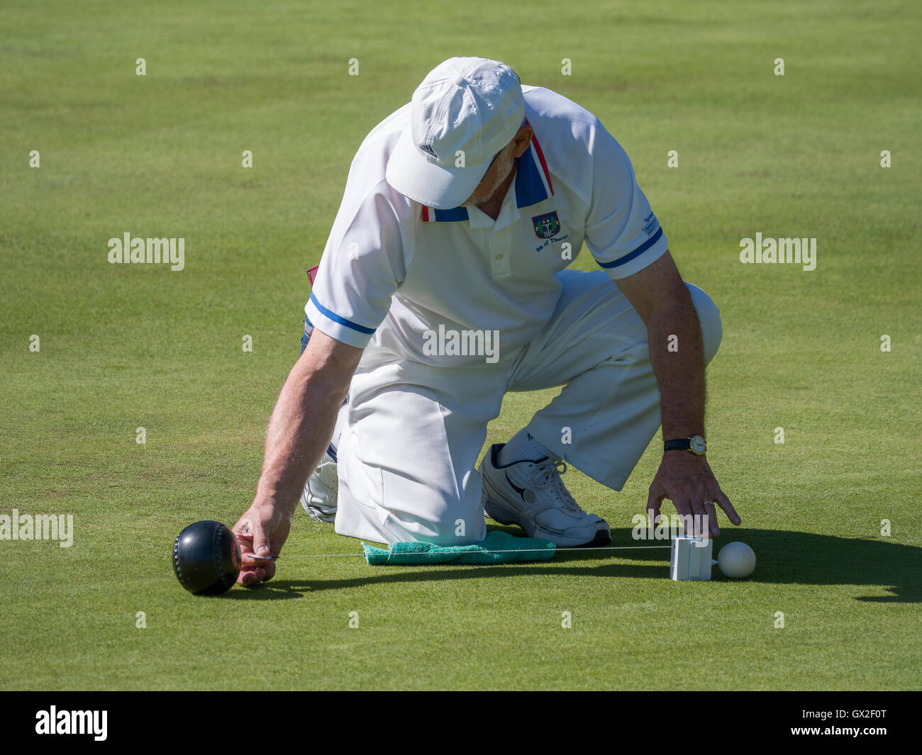 ISLE OF THORNS, SUSSEX/UK - SEPTEMBER 11 : Lawn Bowls Match at Isle of ...