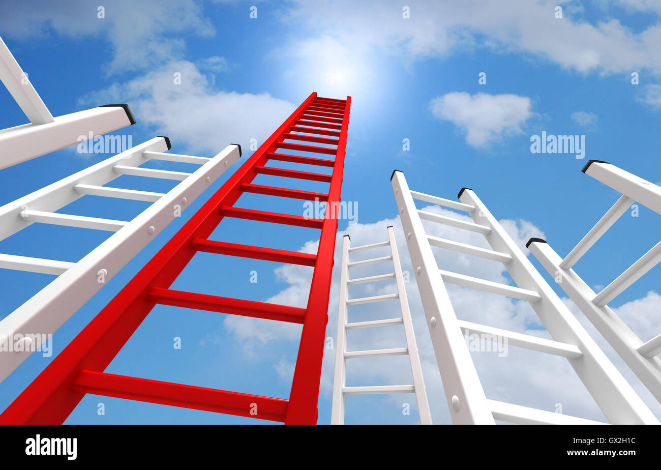 Opportunity concept ladders hi-res stock photography and images - Alamy