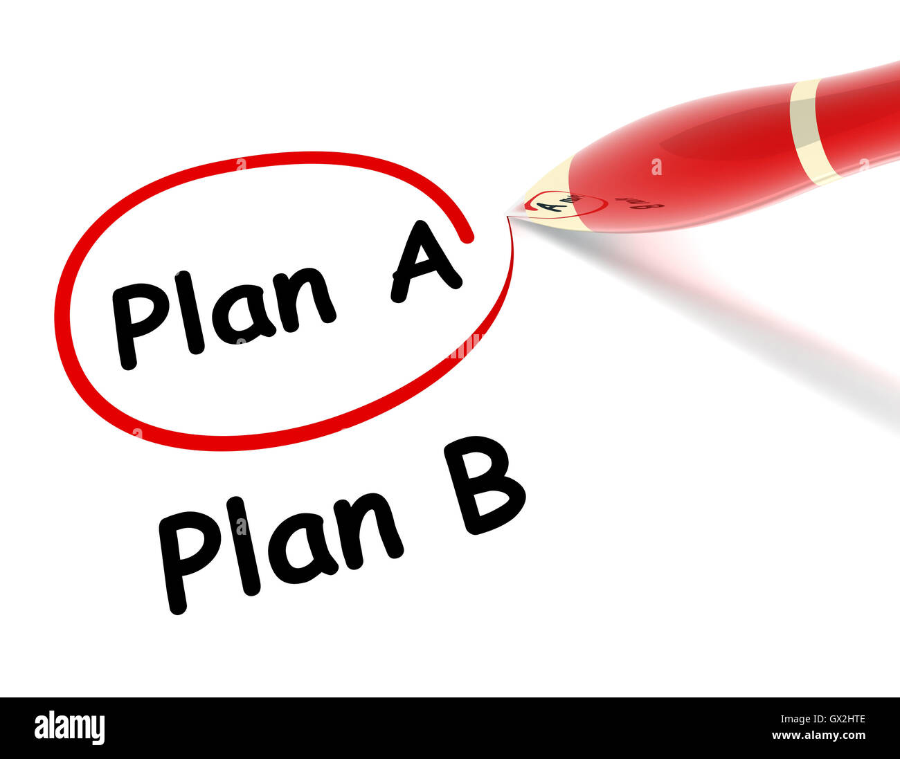 Plan a b Cut Out Stock Images & Pictures - Alamy