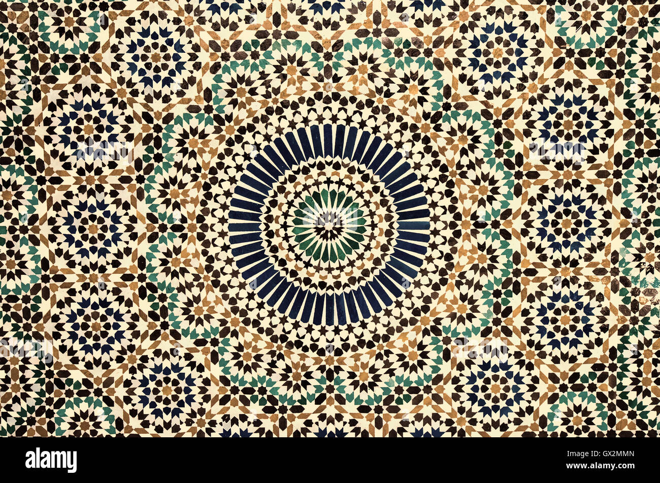 moroccan tile background Stock Photo - Alamy