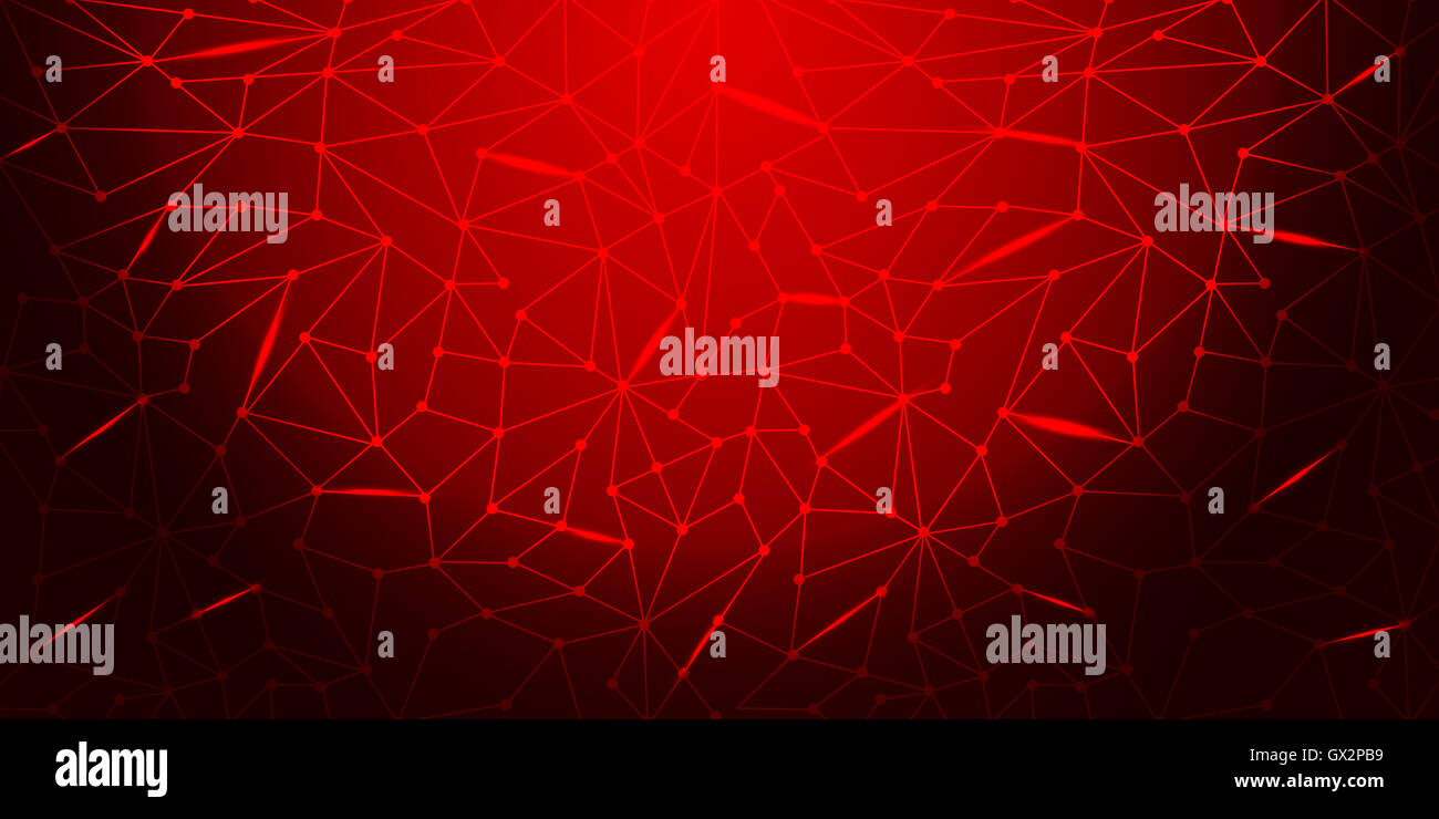 Red Background abstract with lighting lines digital concept Stock Photo ...