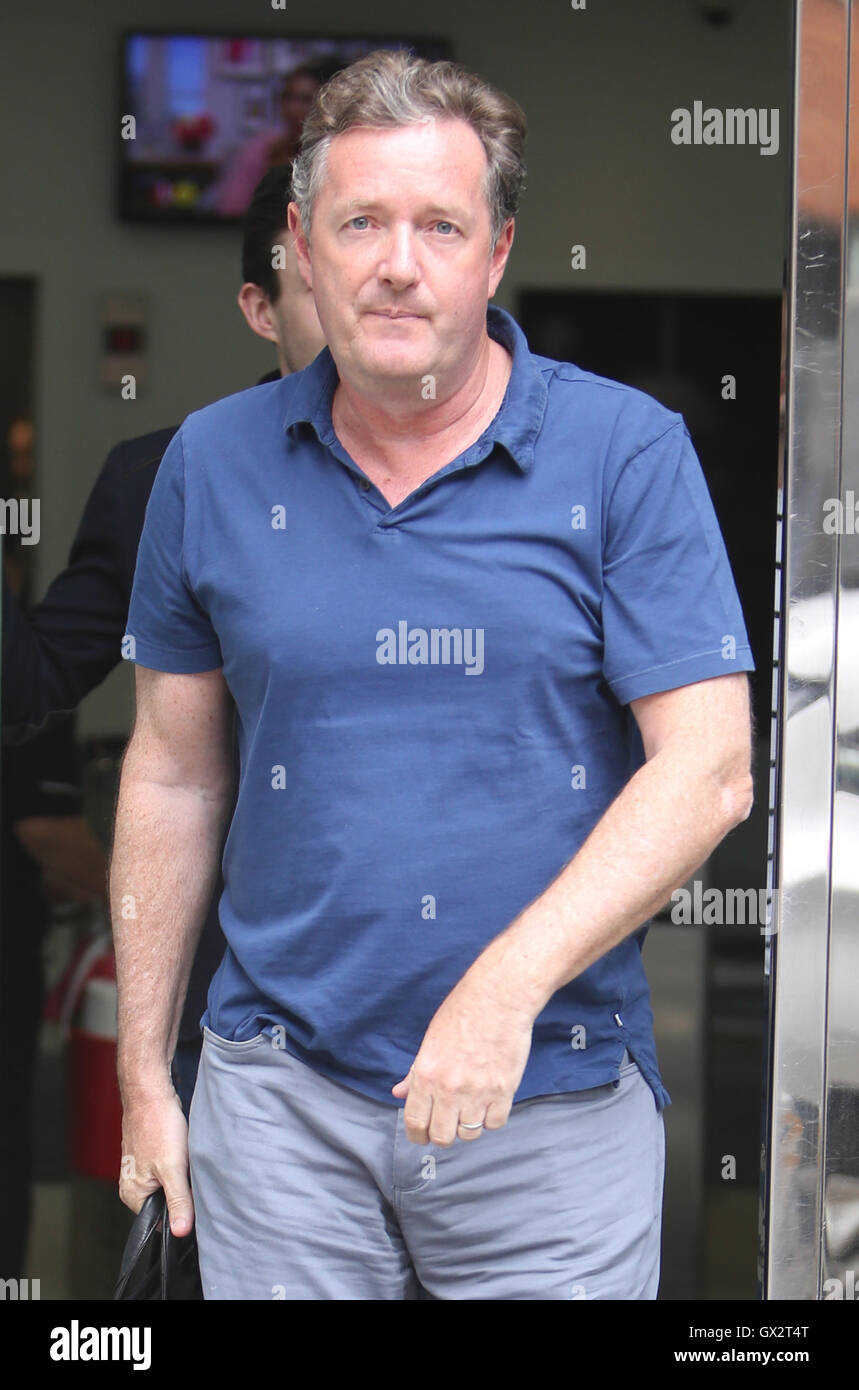 Piers Morgan outside ITV Studios Featuring: Piers Morgan Where: London ...