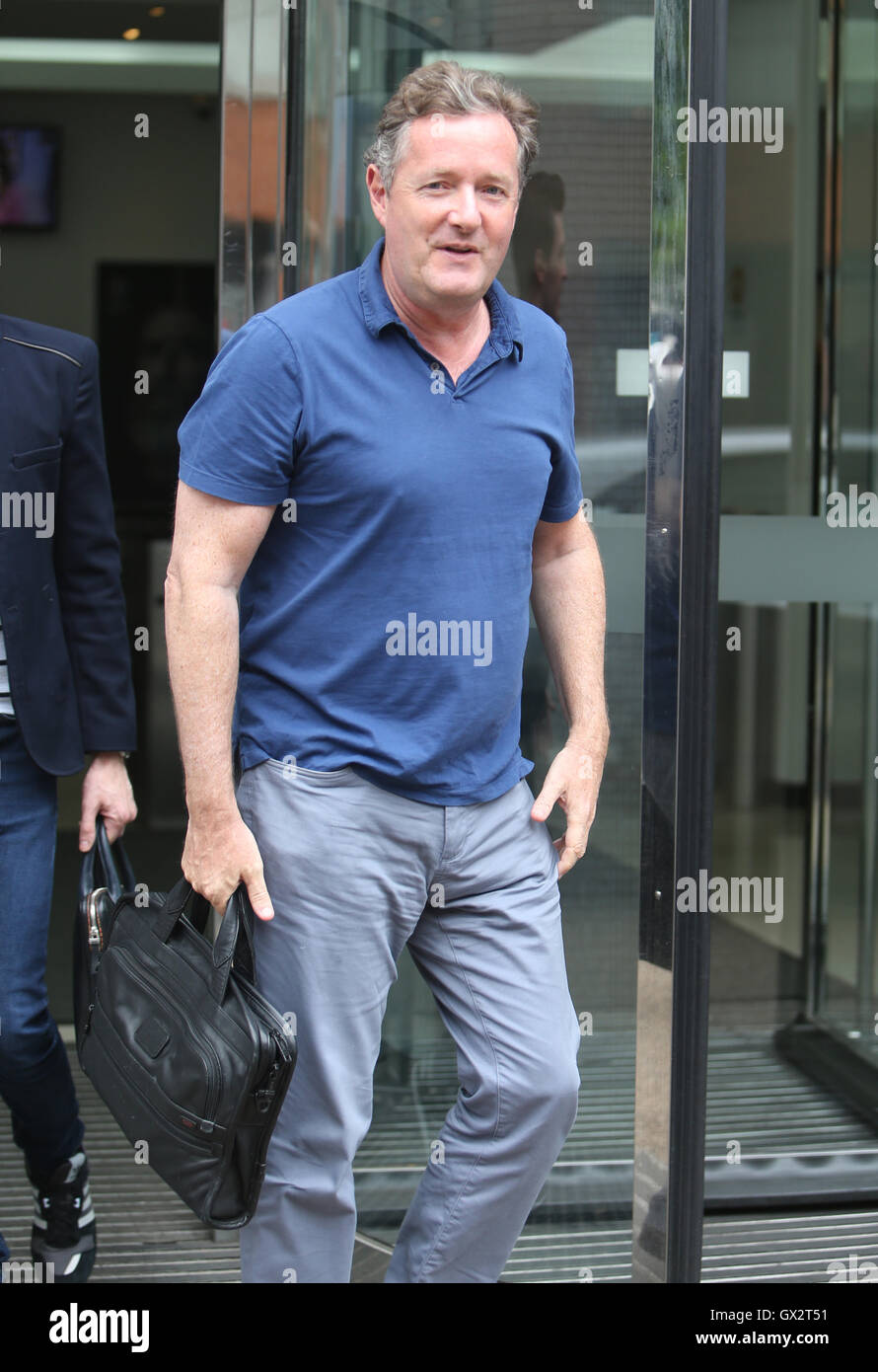 Piers Morgan outside ITV Studios Featuring: Piers Morgan Where: London ...