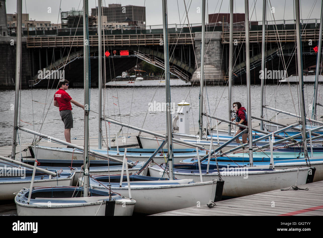 Boston boat scene hi-res stock photography and images - Alamy