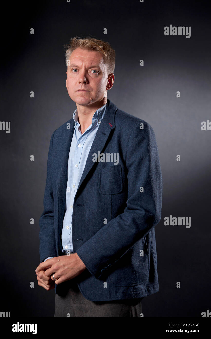 Anthony J. Cartwright, the British novelist, at the Edinburgh ...