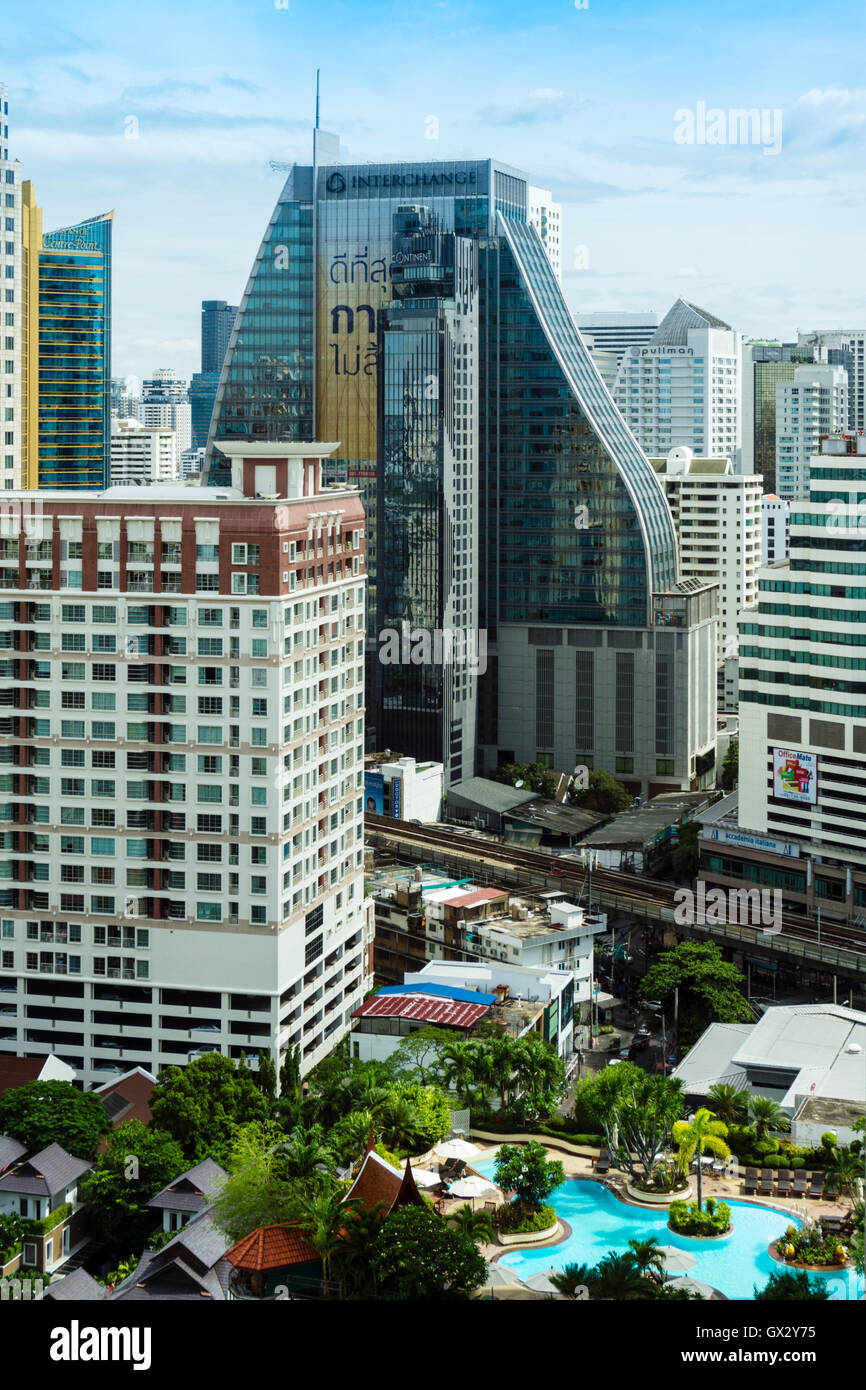 Corporate office buildings, hotels and residential buildings in ...