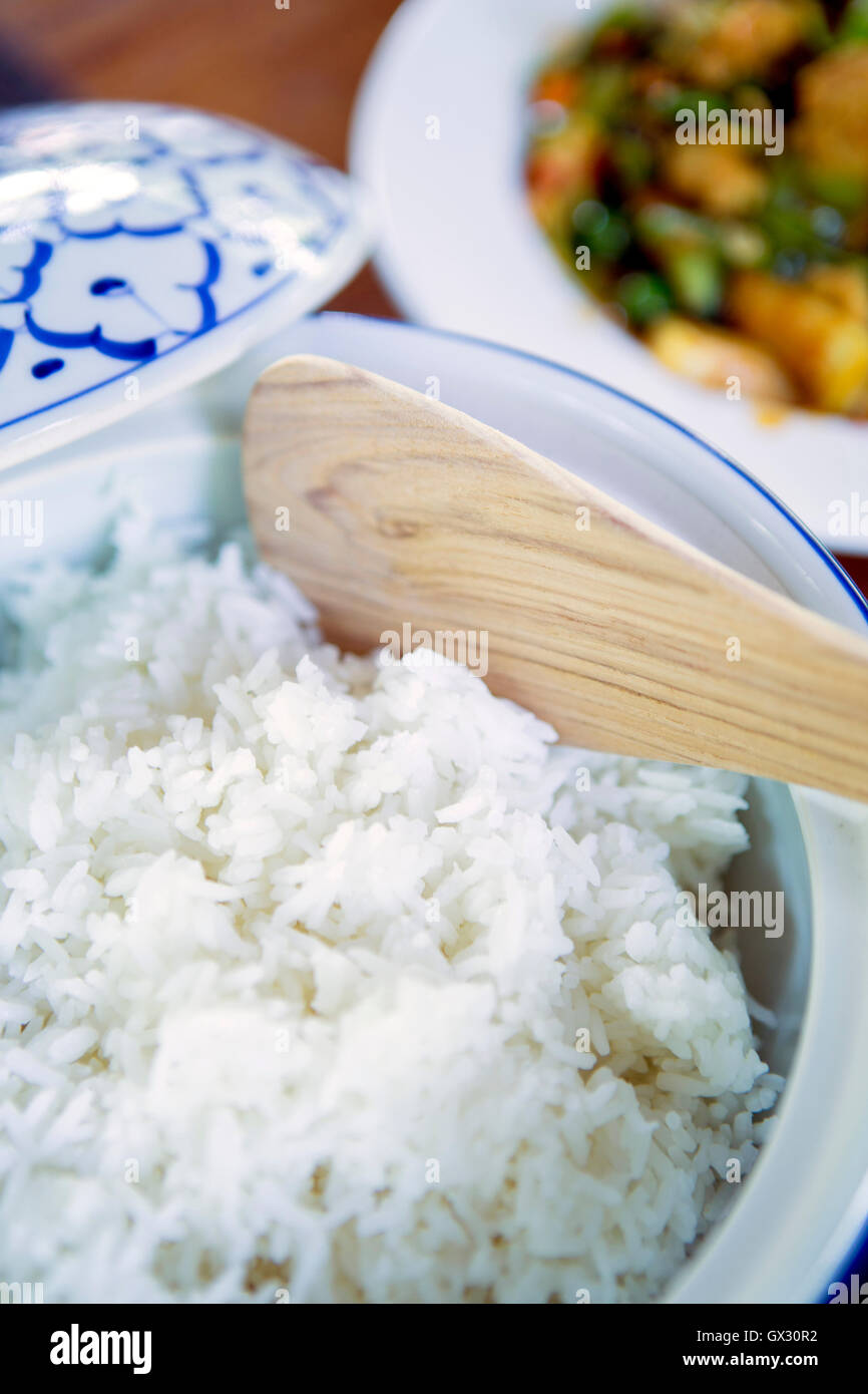 Thai jasmine rice Stock Photo - Alamy