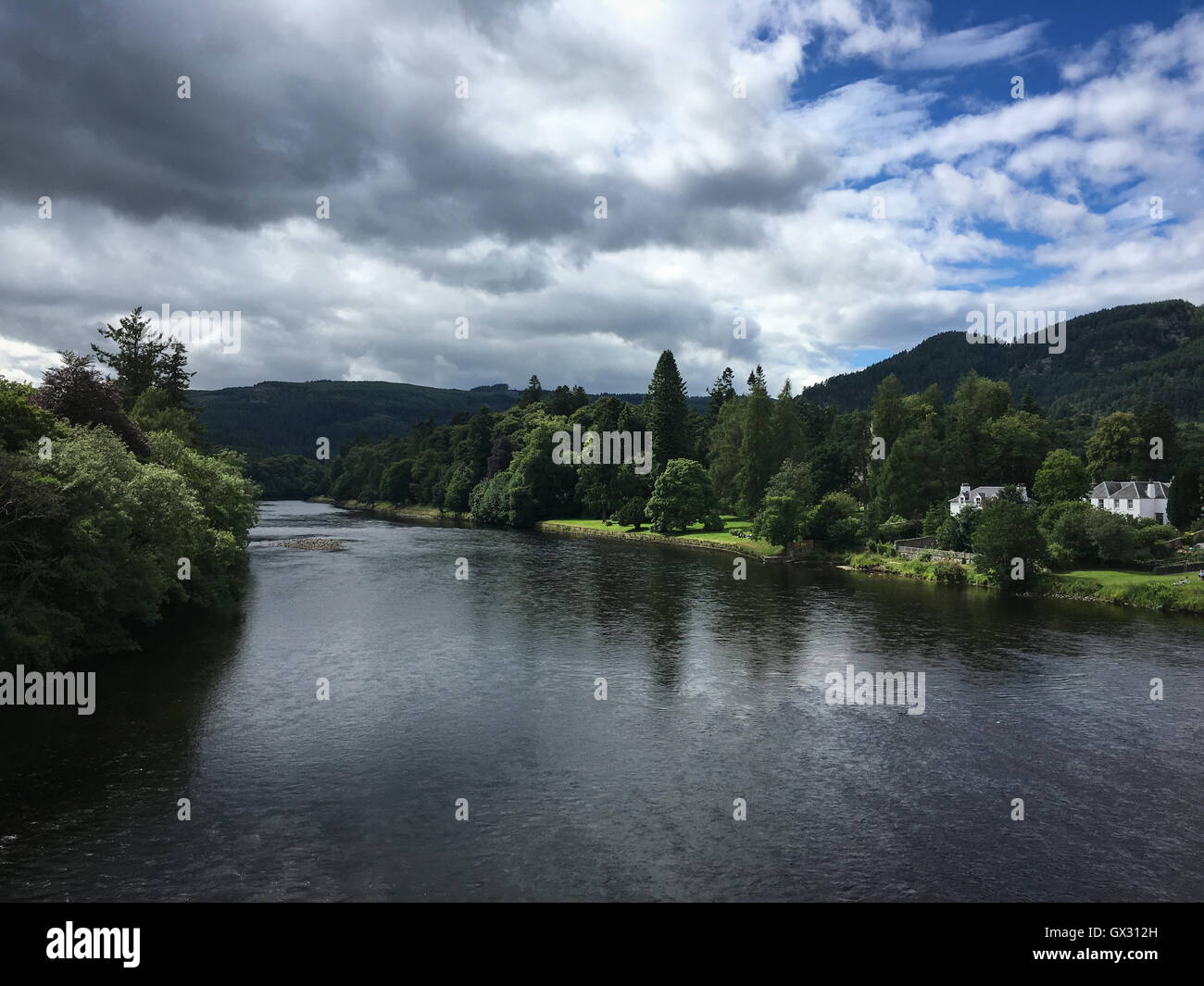 The River Tay, in Dunkeld, Perthshire, Scotland Stock Photo - Alamy