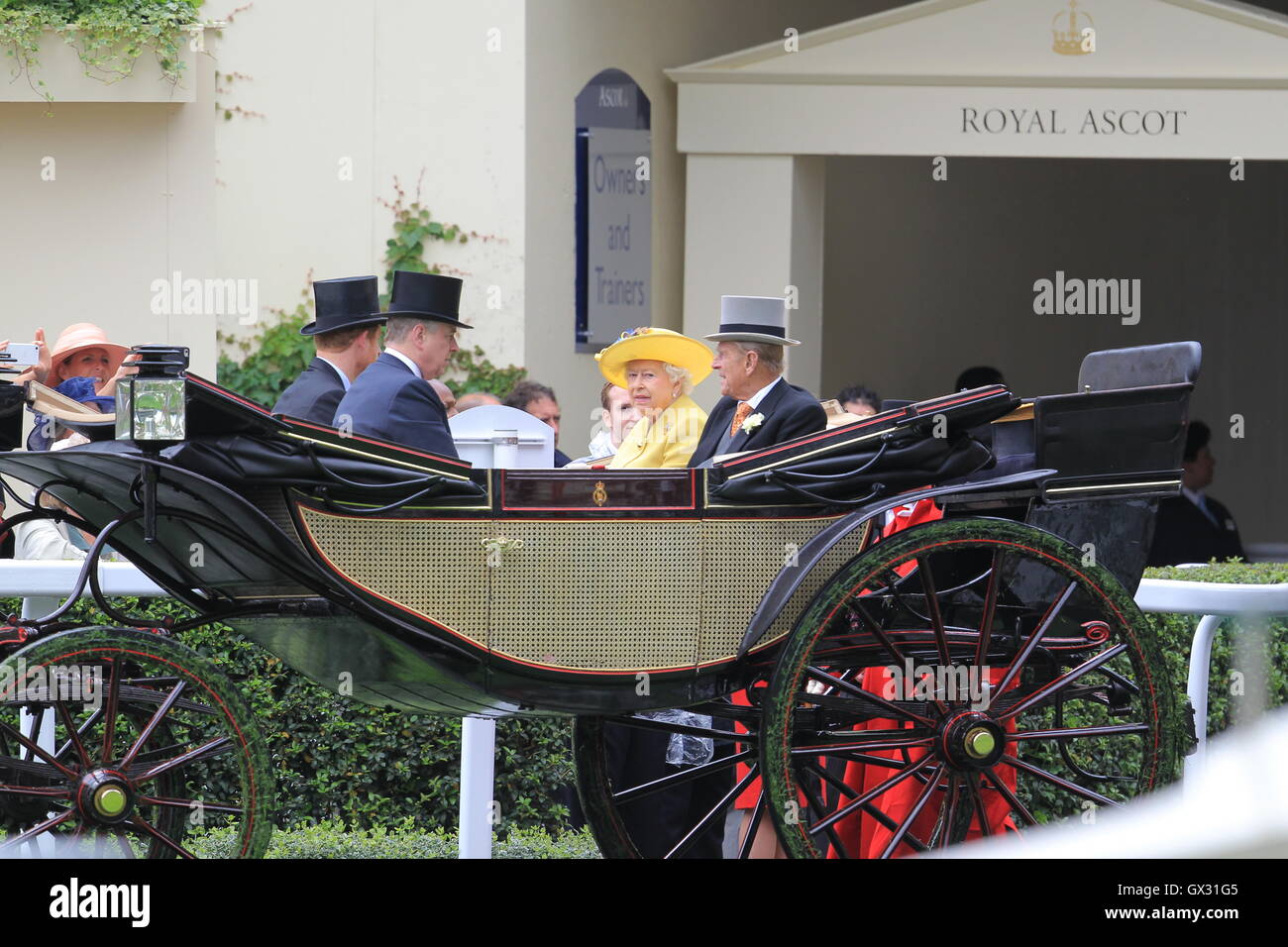 Royal Ascot held at Ascot Racecourse - Day 1 Featuring: Queen Elizabeth ...