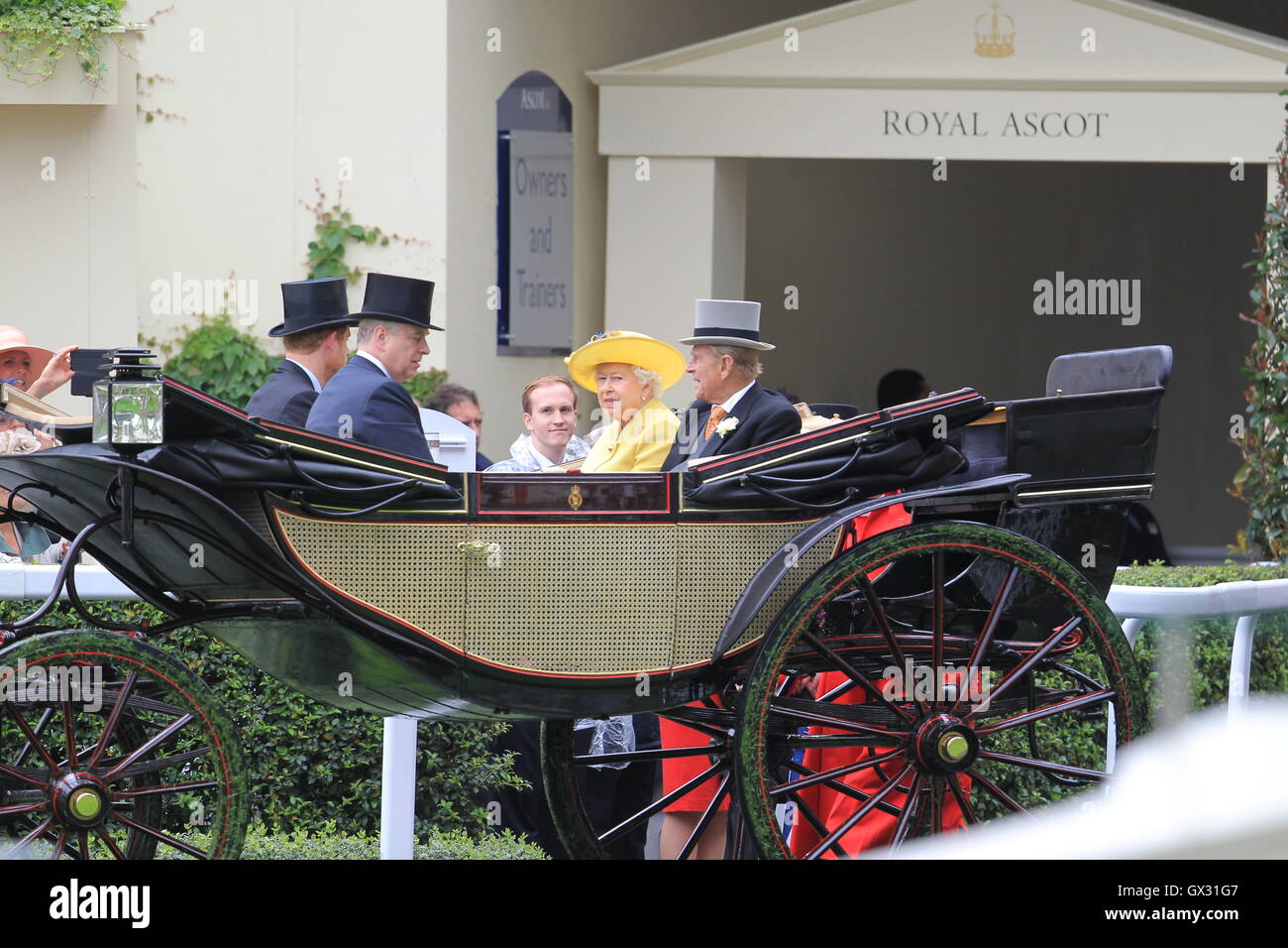 Royal Ascot held at Ascot Racecourse - Day 1 Featuring: Queen Elizabeth ...