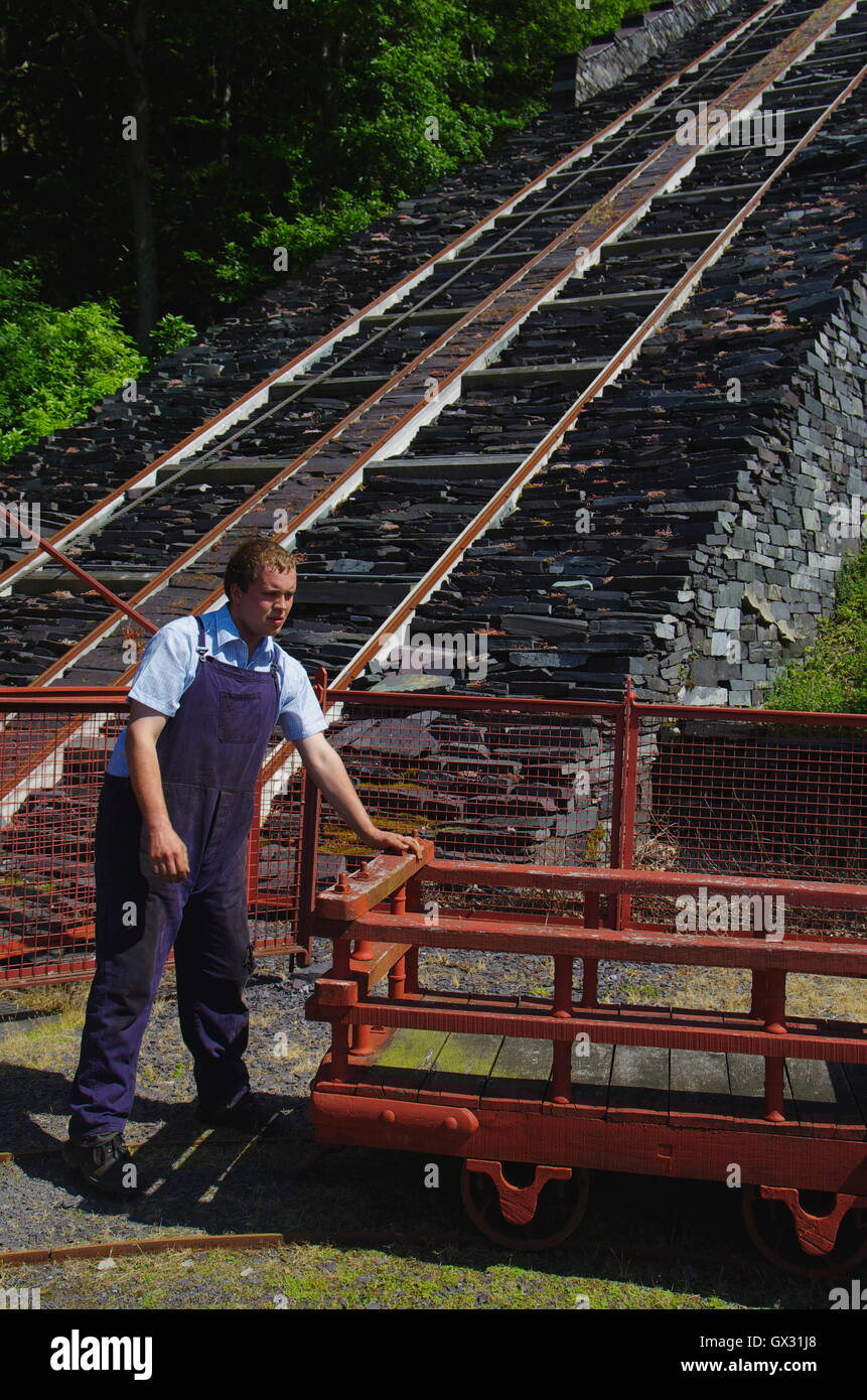 National slate museum railway hi-res stock photography and images - Alamy