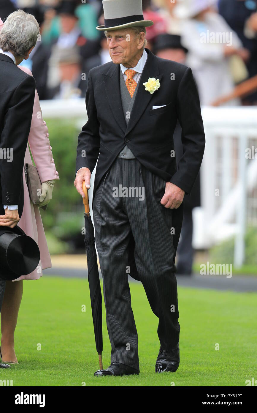Royal Ascot held at Ascot Racecourse - Day 1 Featuring: Prince Philip ...