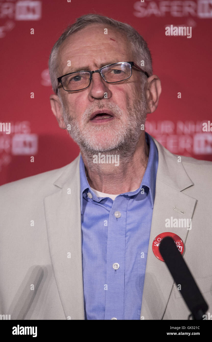 Jeremy Corbyn attends with the Labour Shadow Cabinet to make a joint ...