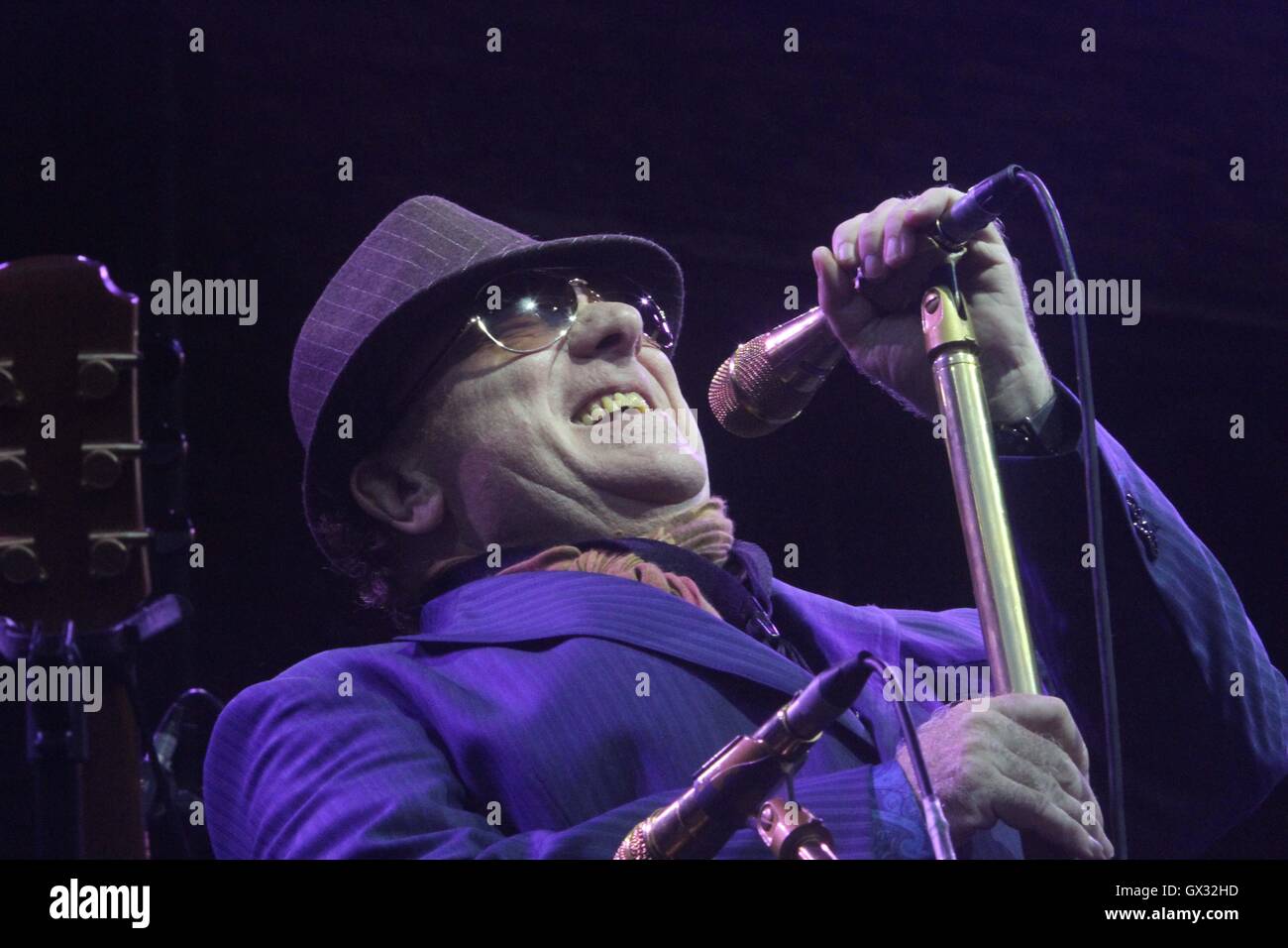 Van Morrison and his band play Hampton Court Palace Music Festival 2016 ...