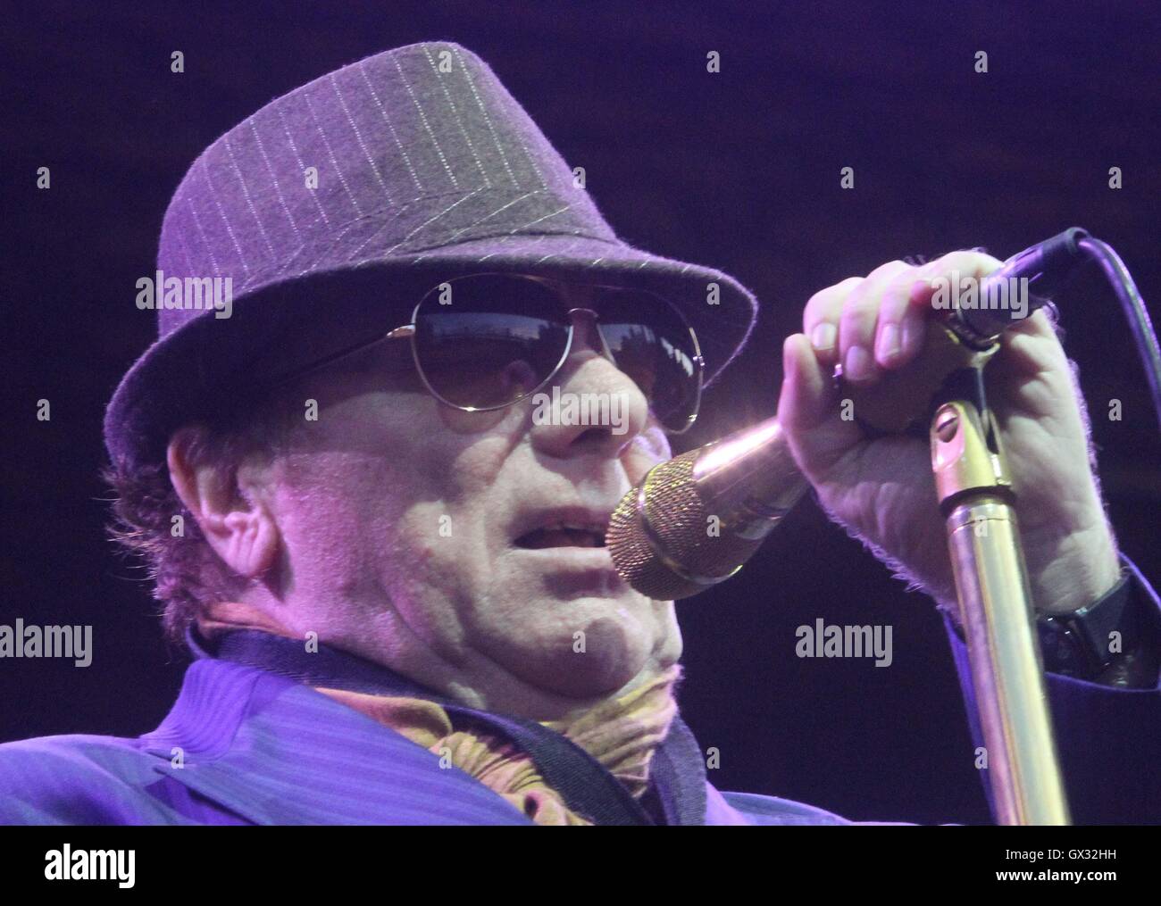 Van Morrison and his band play Hampton Court Palace Music Festival 2016 ...