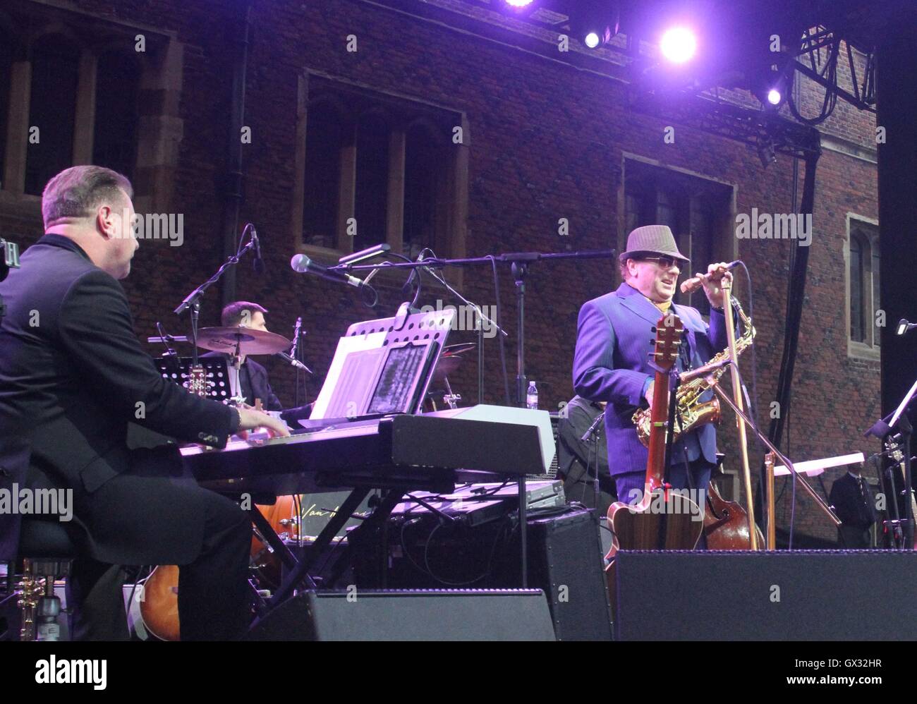 Van Morrison and his band play Hampton Court Palace Music Festival 2016 ...