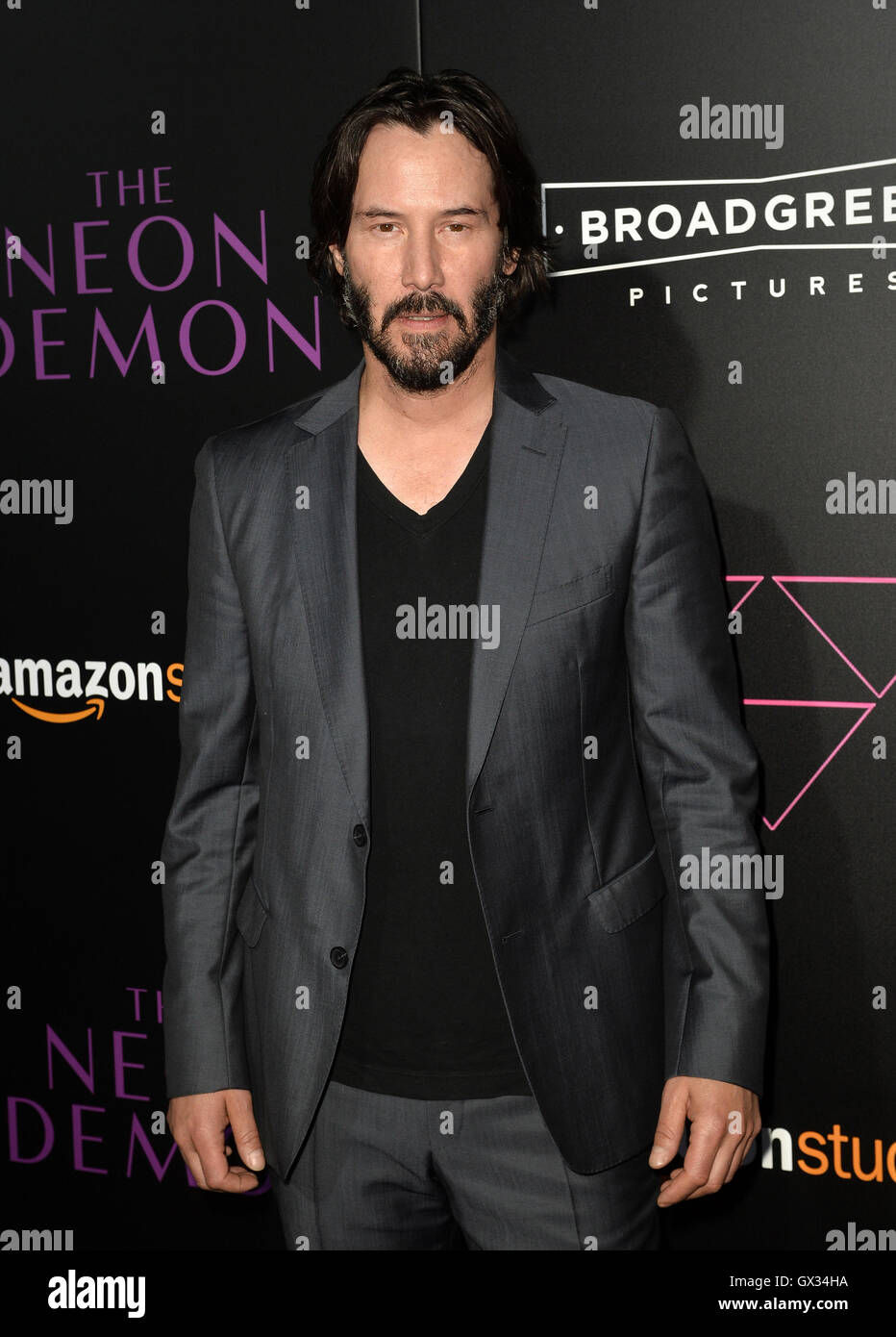 The Neon Demon Los Angeles Premiere Featuring: Keanu Reeves Where ...